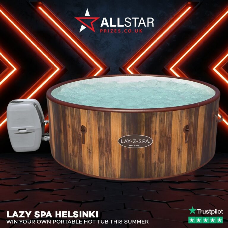 Lay-Z-Spa Helsinki AirJet Hot Tub Spa – All Star Prizes