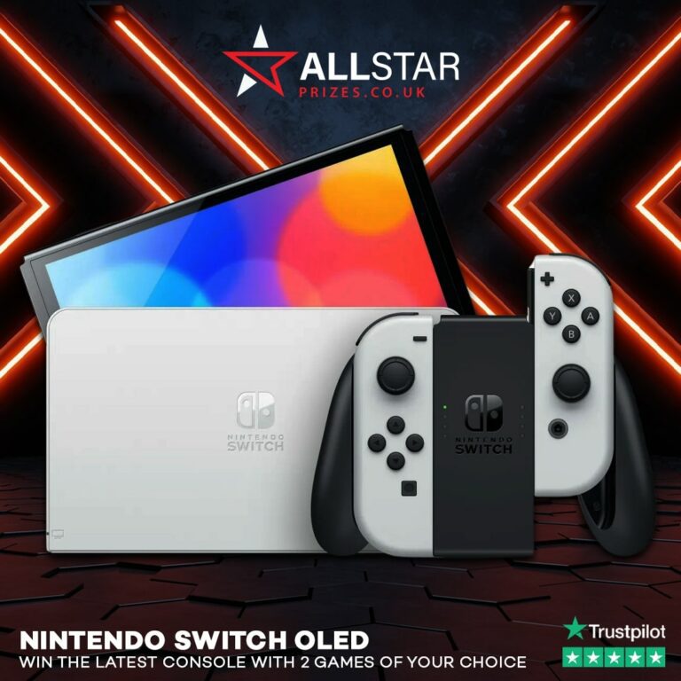 Nintendo Switch OLED + 2 Games – All Star Prizes