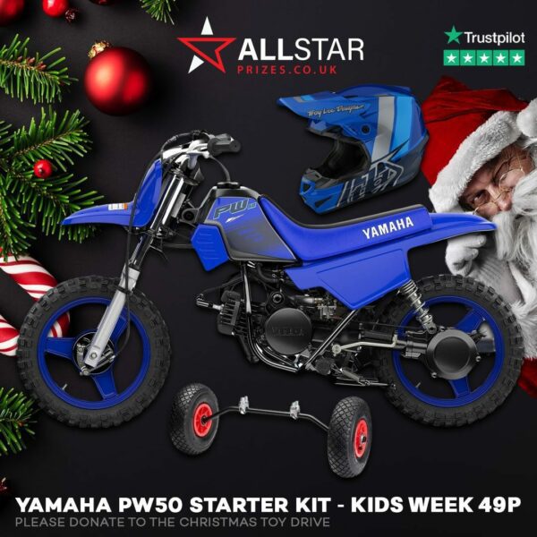 Yamaha PW50 Starter Kit – Kids Week 49p – All Star Prizes