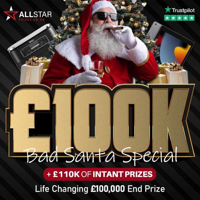 All Star Prizes – Join The All Star Family & Win Prizes For 99p