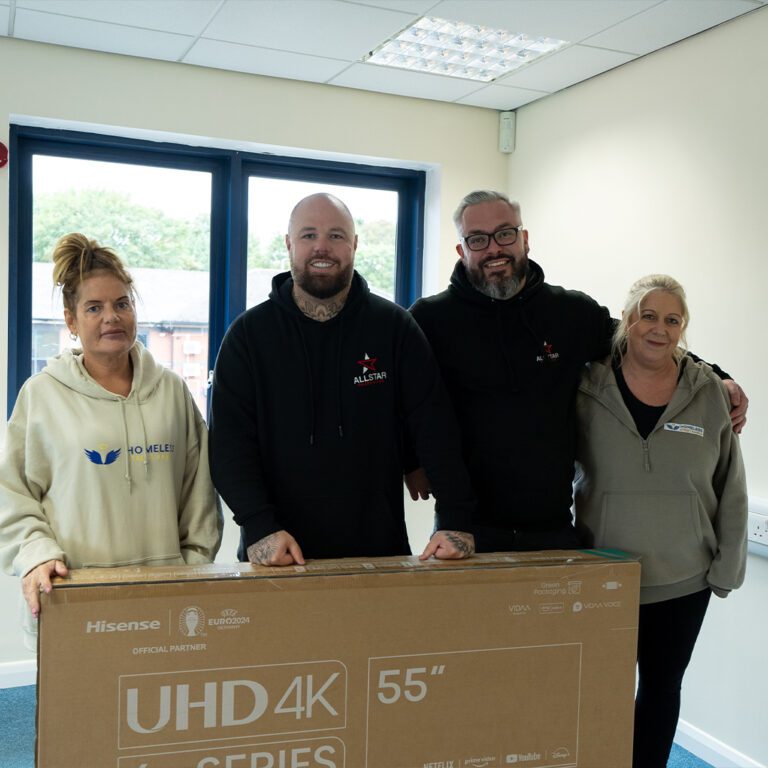 TV for Homeless Street Angels New Support Centre – Abi House – All Star ...