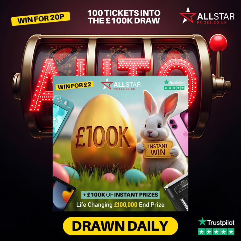 All Star Prizes – Join The All Star Family & Win Prizes For 99p