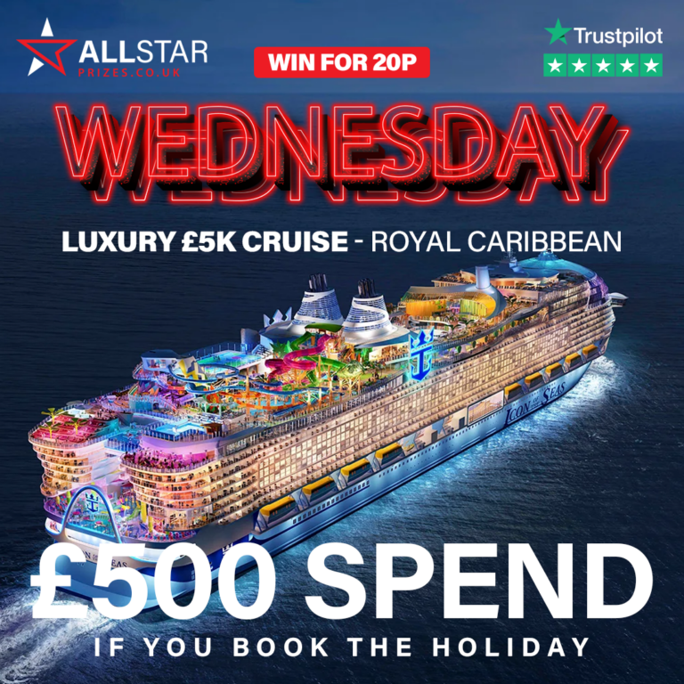 All Star Prizes – Join The All Star Family & Win Prizes For 99p