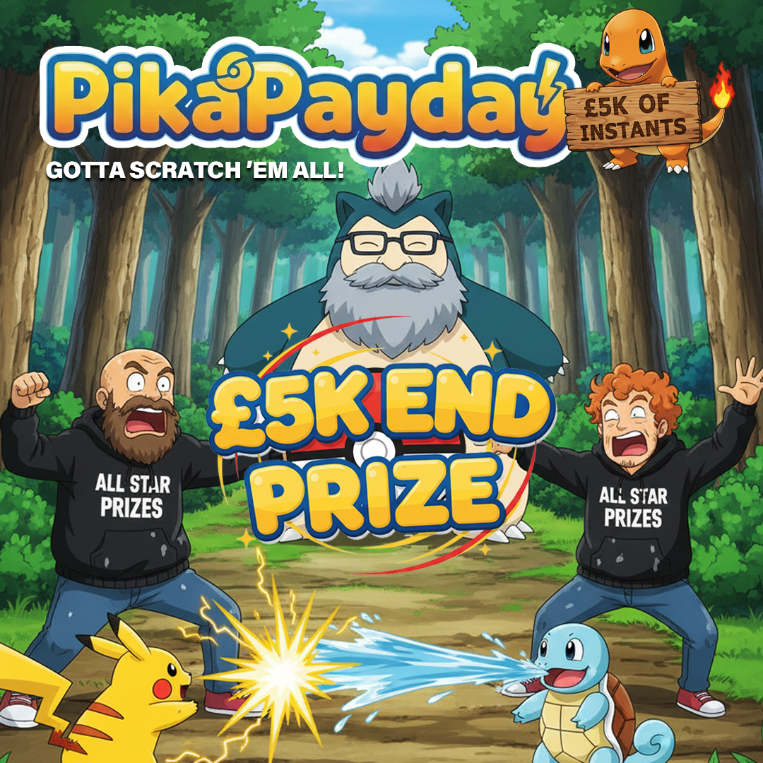 All Star Prizes – Join The All Star Family & Win Prizes For 99p