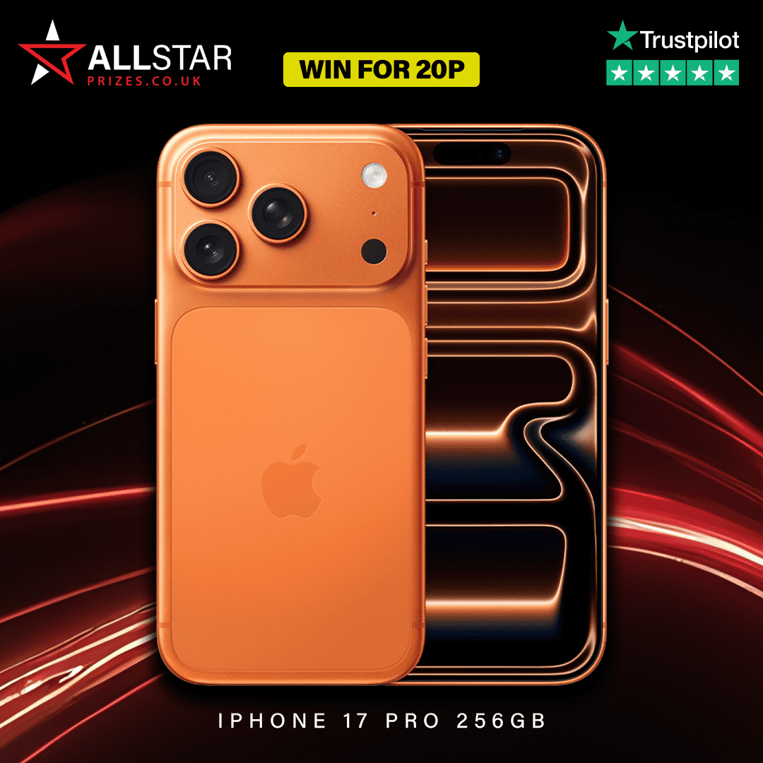 Apple iPhone 17 Pro 256gb – Draw 2 – All Star Prizes