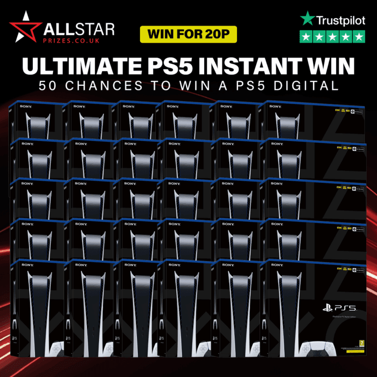 All Star Prizes – Join The All Star Family & Win Prizes For 99p