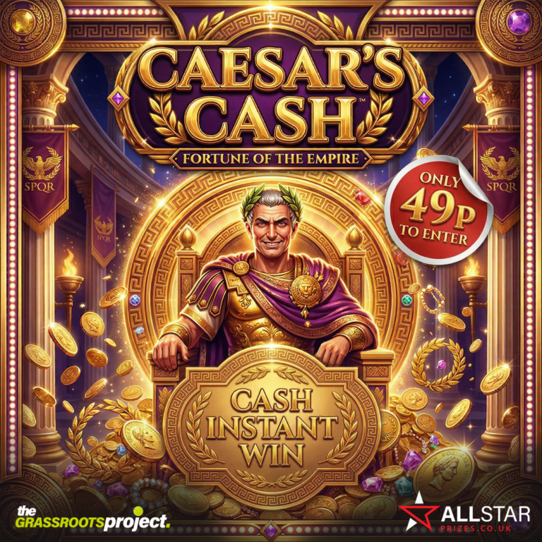 Caesar’s Cash – £5K Cash Only Instant Prizes – £500 End Prize - All ...
